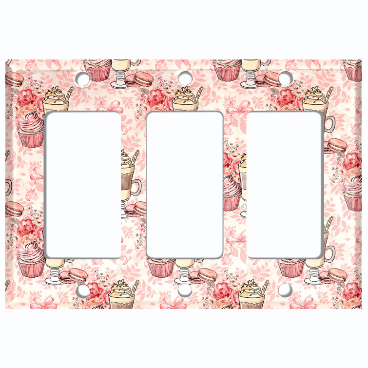 WorldAcc Food & Beverage 3 - Gang Rocker Standard Wall Plate | Wayfair